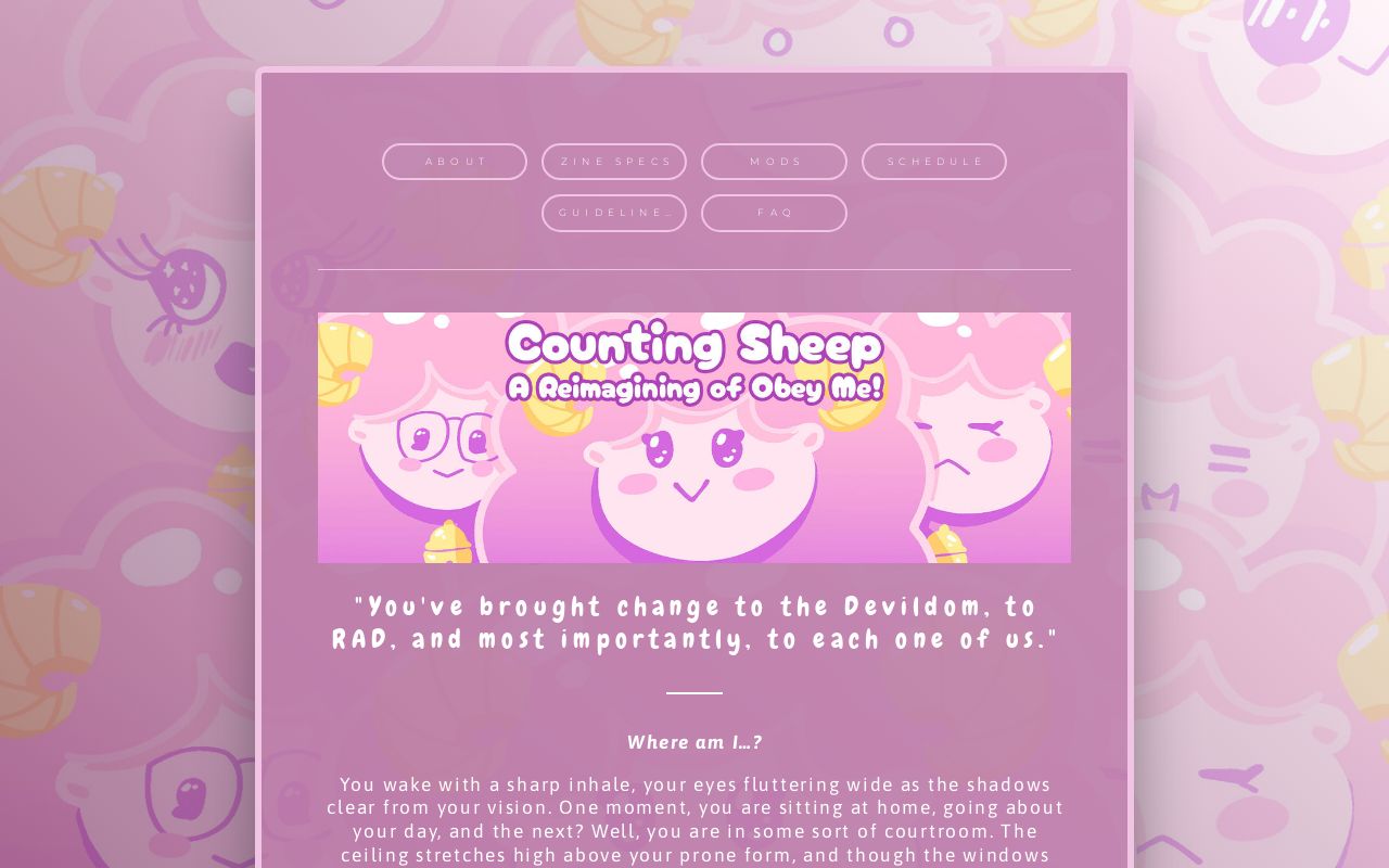 Counting Sheep Zine